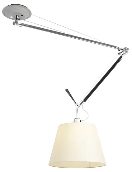 Závěsná lampa se stínidlem - Artemide Tolomeo Sospensione Decentrata