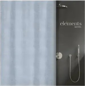 Elements by Spirella ILO sprchový závěs 120 x 200 cm šedý / polyester