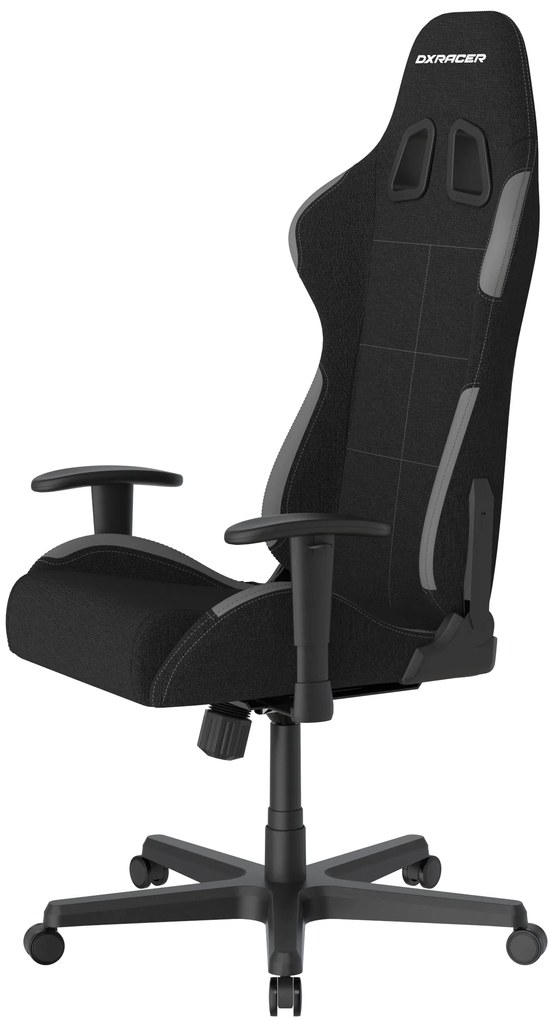 Herní židle DXRacer FORMULA - látka, černá / šedá