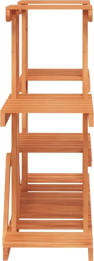vidaXL Stojan na květiny 110 x 25 x 73 cm masivní jedlové dřevo [362854] Barva: světle hnědá