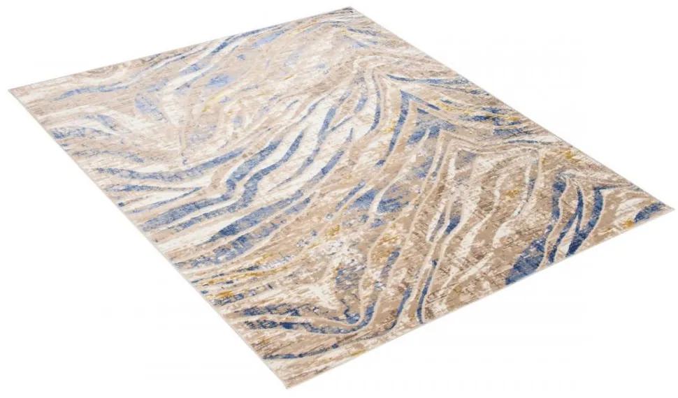 Kusový koberec Tore béžovomodrý 80x150cm