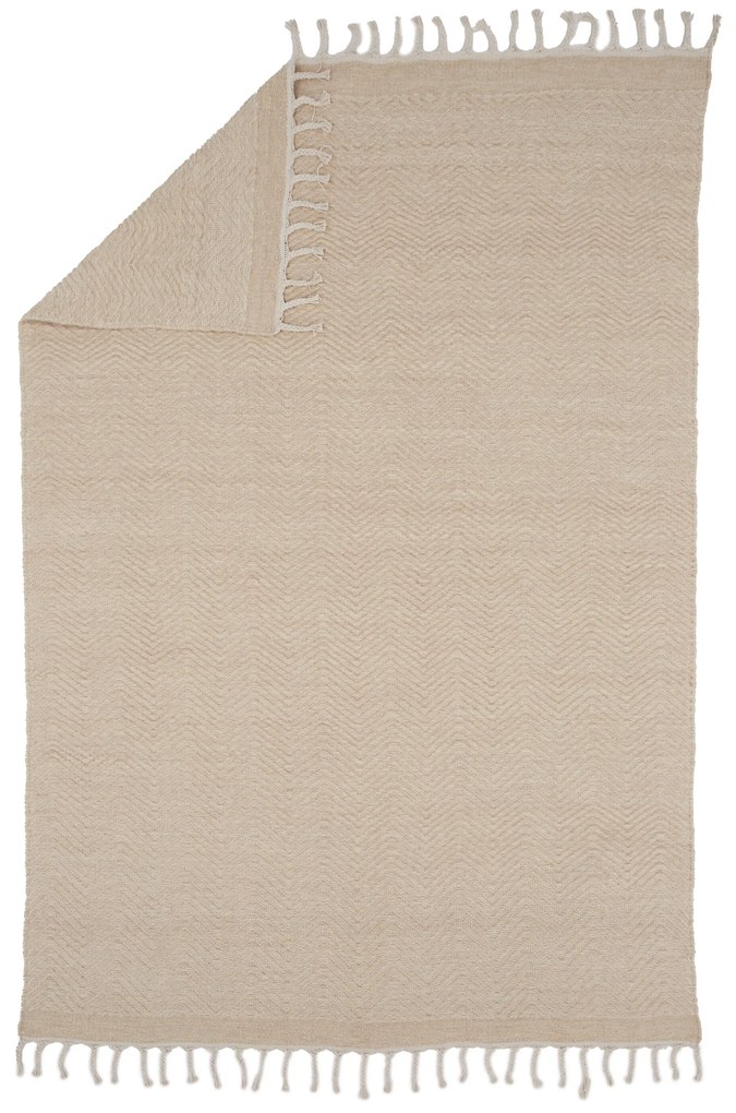 Obdélníkový koberec Loke, béžový, 350x250
