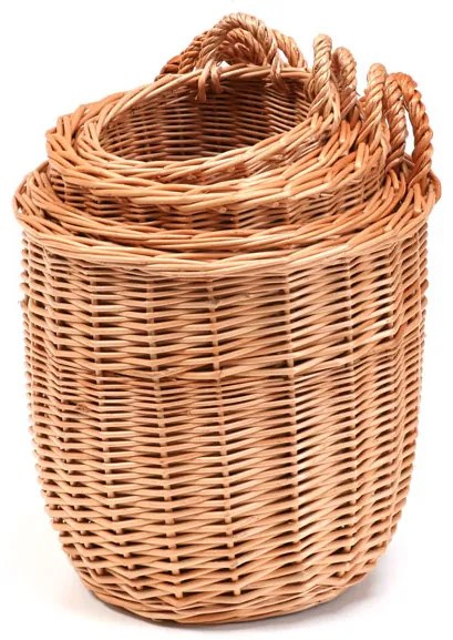 Závěsný koš proutěný Confort IV. průměr 25 x v.24/30(cm)