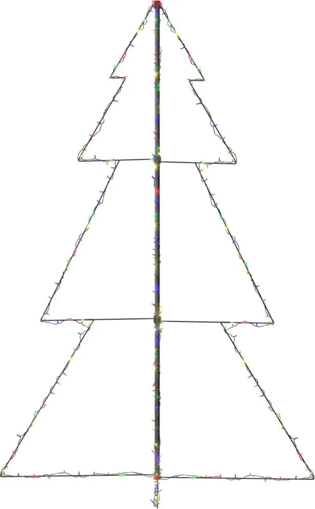 vidaXL Vánoční stromek kužel 240 LED diod dovnitř i ven 118 x 180 cm [328585] Barva: Teplá bílá
