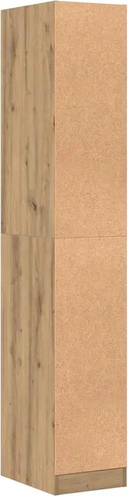Skříňka na léky dub artisan 30 x 41 x 174,5 cm kompozitní dřevo 3309635