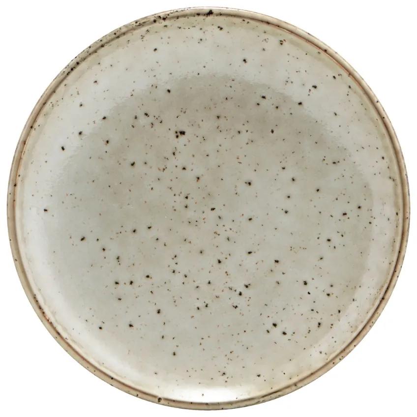 OnaDnes -20% House Doctor Šedý kameninový dezertní talíř Lake 16 cm