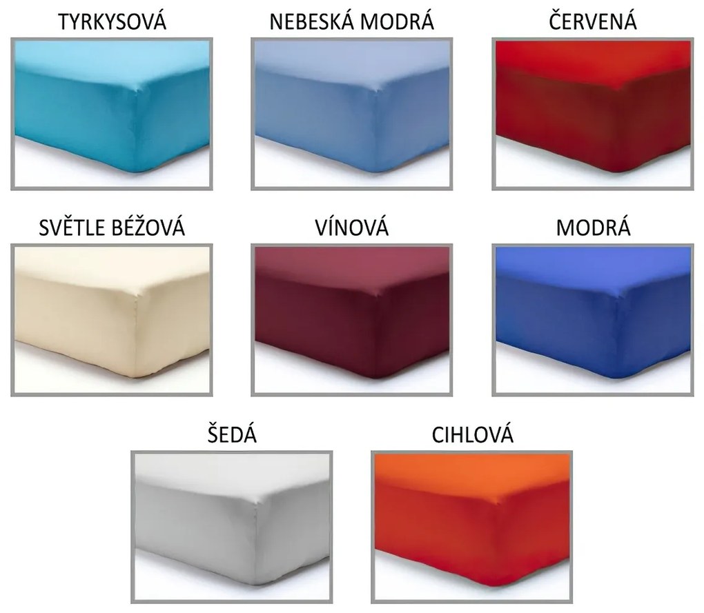 Polášek jersey prostěradlo 100x220cm, vínové