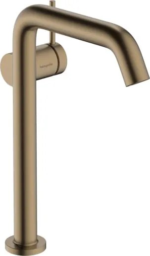 Hansgrohe Tecturis S vysoká umyvadlová baterie s clic-clacem kartáčovaný bronz 73370140
