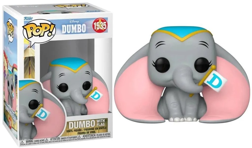 Funko pop! disney dumbo dumbo with flag 1535