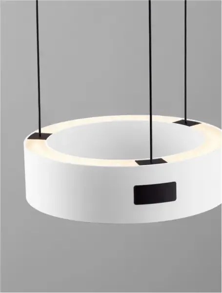 LED stmívatelné bílé moderní svítidlo Afi 280