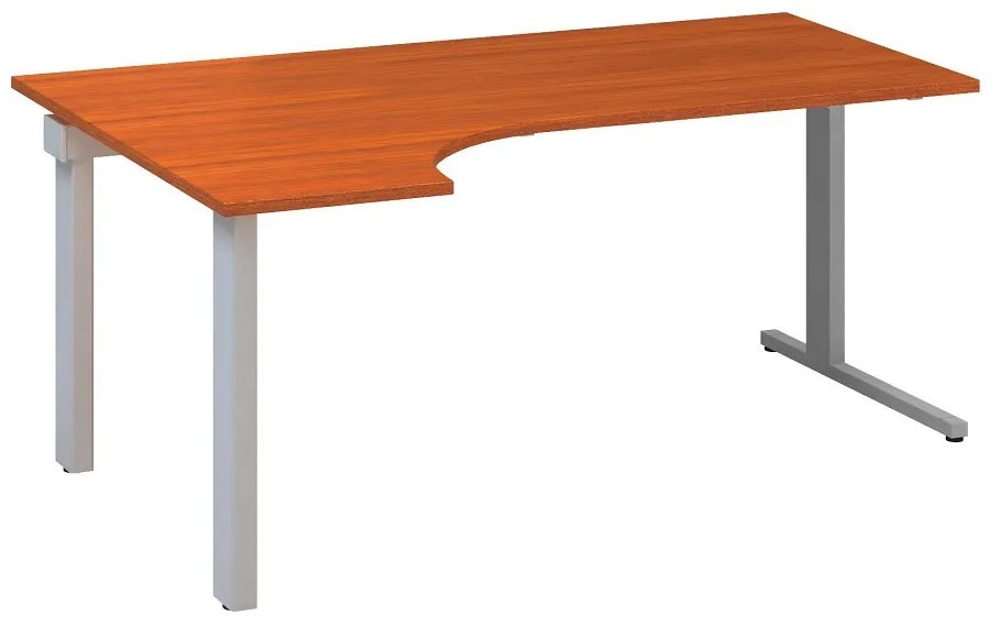 Ergonomický stůl ProOffice C 180 x 120 cm, levý, třešeň