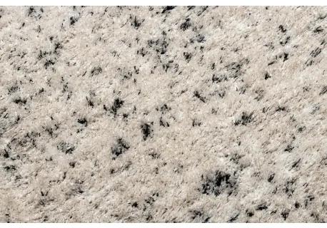 koberec FLUFFY 2372 shaggy sůl a pepř krém / antracit velikost 120x170 cm | krásné koberce cz