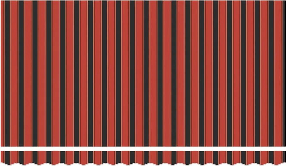 Rám markýzy Oranžová a Černá 350 x 200 cm 3329662