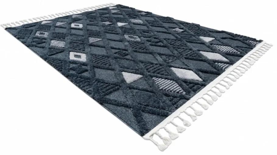 Kusový koberec Bonn tmavě modrý 160x220cm