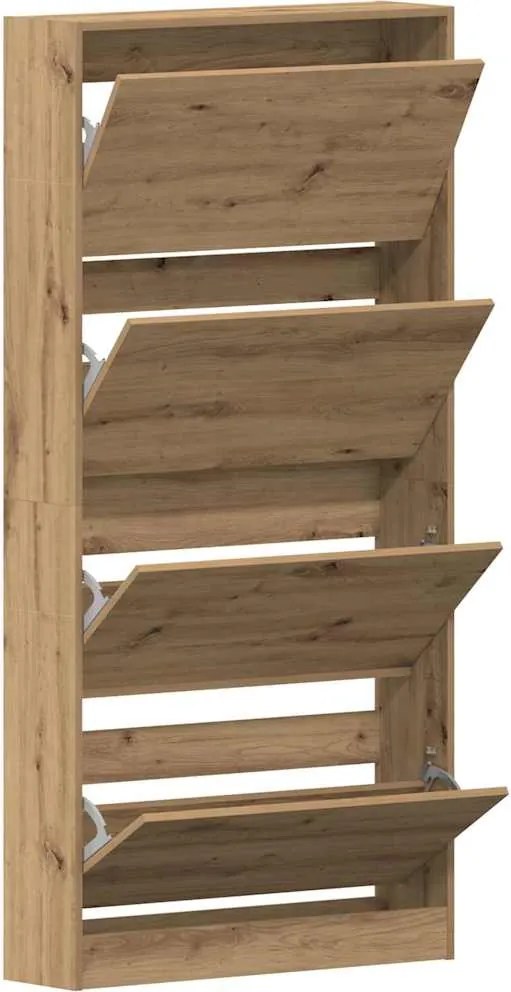 Skříň na obuv 80 x 21 x 163,5 cm Kompozitní dřevo 3334026