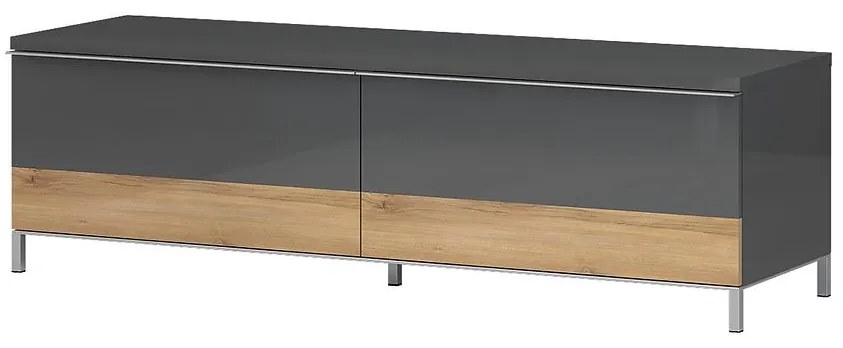 Tv Stolek Onyx TV150-2F/ON anthracite/pacific walnut