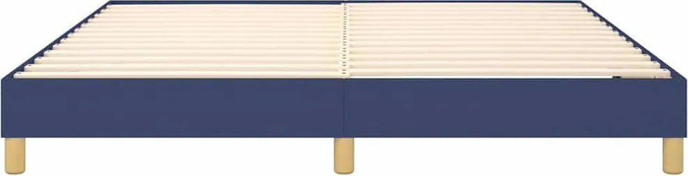 Rám postele s boxspringem modrý 160 x 200 cm textil 3120628