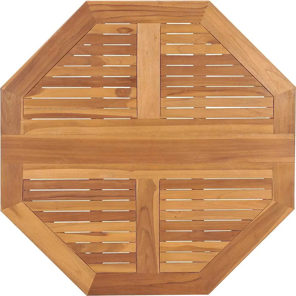 Skládací zahradní jídelní stůl 90 x 90 x 75 cm masivní teak 315447