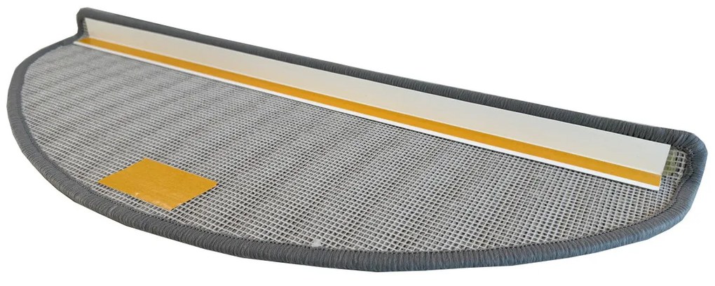 Vopi Nášlapy na schody Laguna šedá půlkruh, samolepící - 24x65 půlkruh (rozměr včetně ohybu)