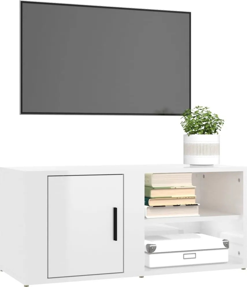 vidaXL TV skříňky 2 ks 80 x 31,5 x 36 cm kompozitní dřevo [819441] Barva: kouřový dub