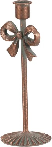 Kovový svícen 22 cm měděný FUP566-M