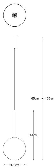 Zuma Line P0606-01B-2GAC - Lustr na lanku MILAN 1xG4/2W/230V zlatá