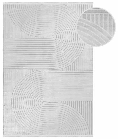 Vopi | Kusový koberec Style 8902 silver - 200 x 290 cm