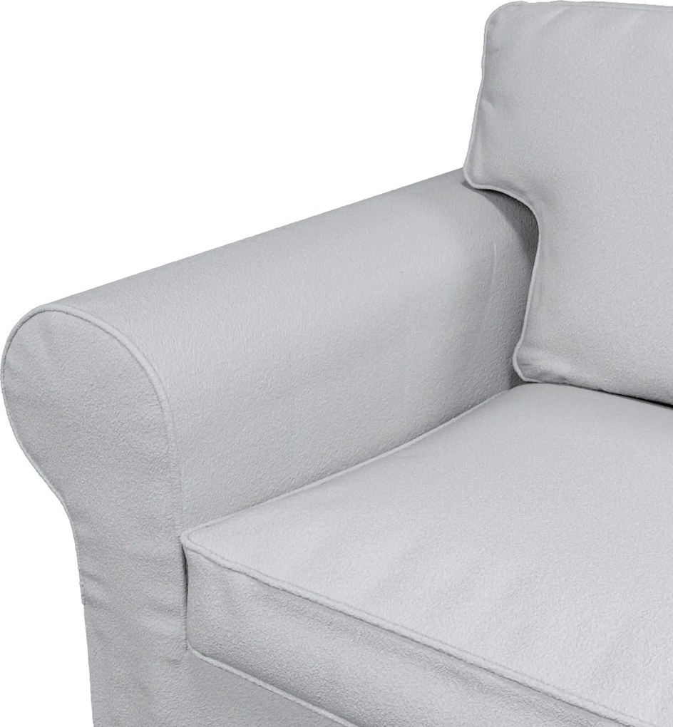Potah na pohovku IKEA Ektorp 3-místná rozkládací, NOVÝ MODEL 2013 barva bílá látka pletený vzor