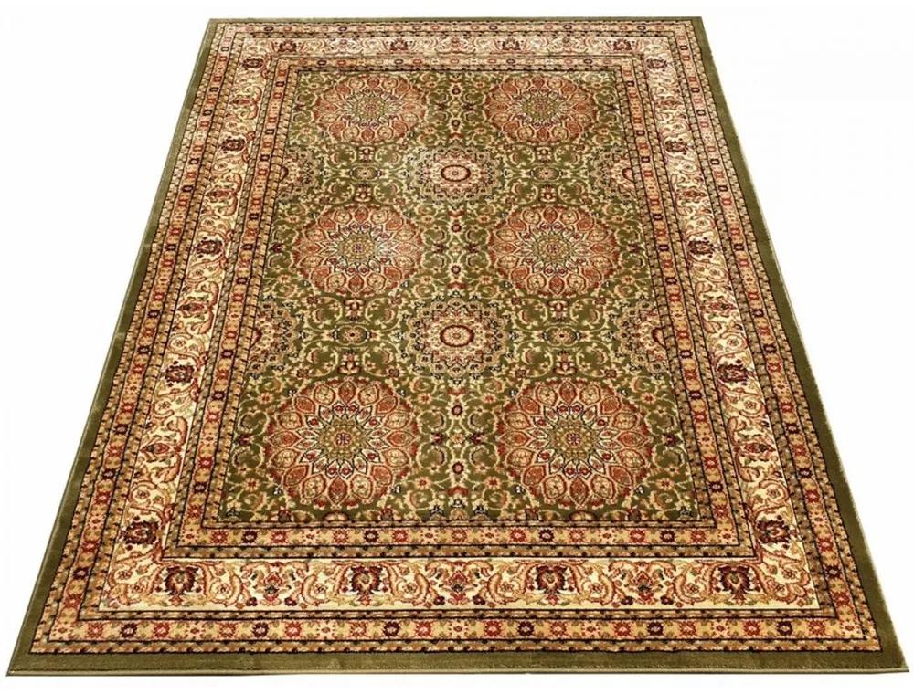 Kusový koberec klasický vzor 7 zelený, Velikosti 60x100cm
