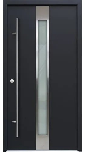 ALU-DOOR - Ocelové/hliníkové domovní dveře DS92 - Motiv DS05 105144