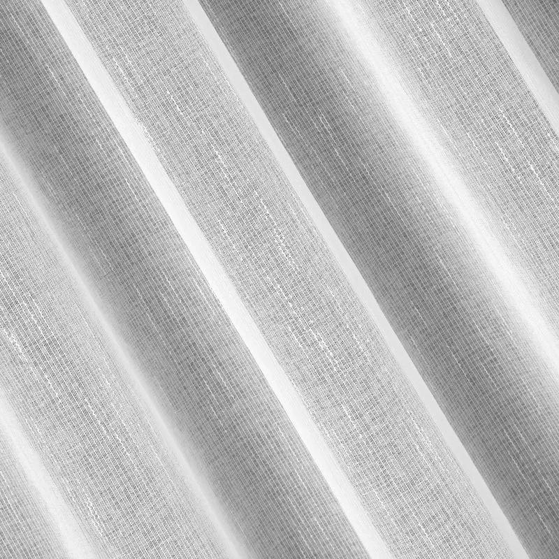 Bílá záclona SONIA se strukturou jemného deště 400x250 cm