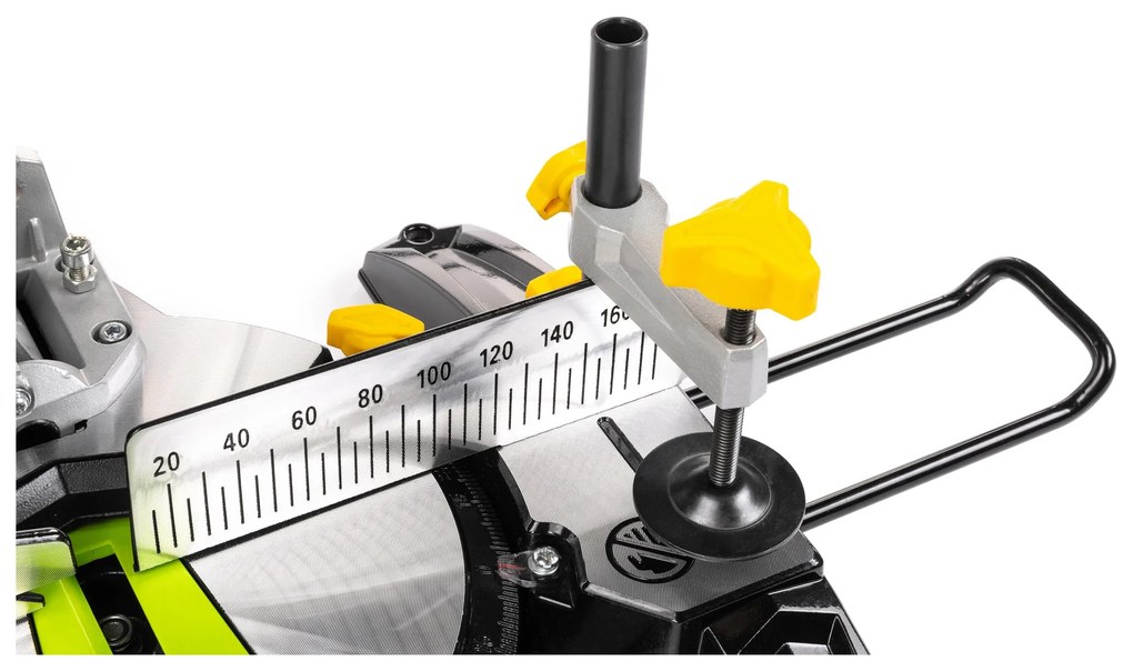 Fieldmann FDPP 201450-E Pokosová pila Příkon: 1450 W S1, Rychlost bez zatížení: 0-5000 min, pokos: -45° -až +45 ° sklon: 0°až 45°