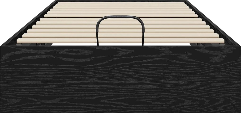 Ottoman postel Černý Dub 75,5 x 190 cm Dřevěný materiál 3409302
