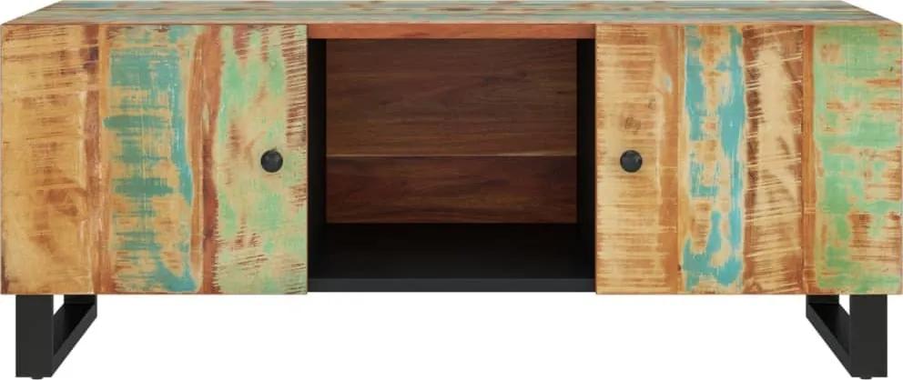 vidaXL Konferenční stolek 100 x 54 x 40 cm masivní akácie a kompozit [351952] Barva: medová hnědá