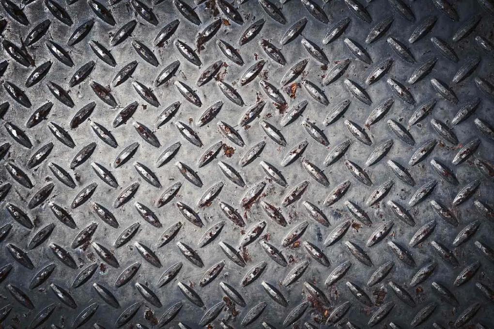 DIMEX | Samolepicí vliesová fototapeta na zeď Průmyslové pozadí MA-5-2624 | 375 x 250 cm | metalická