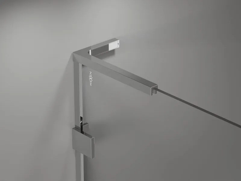 Mexen Lunar L sprchové dveře otevírací levé 110 cm, transparentní, chrom - 834L-110-000-01-00-L