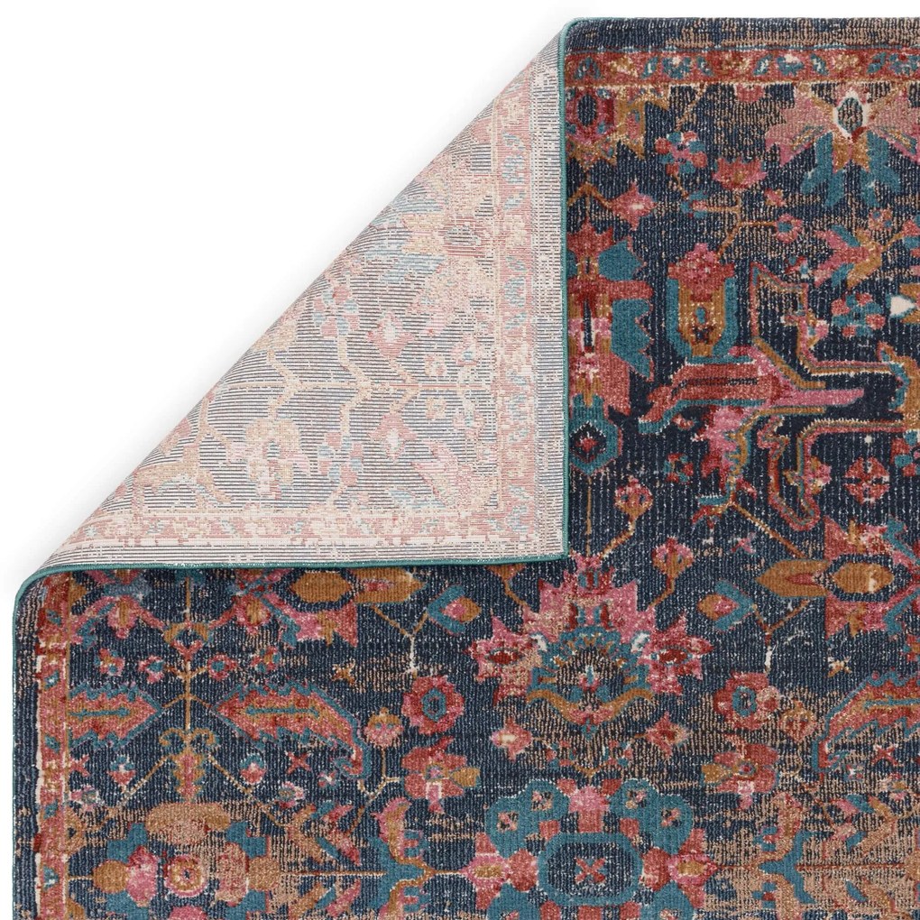 Modrý koberec Cure Blue Retro Rozměry: 195x290 cm