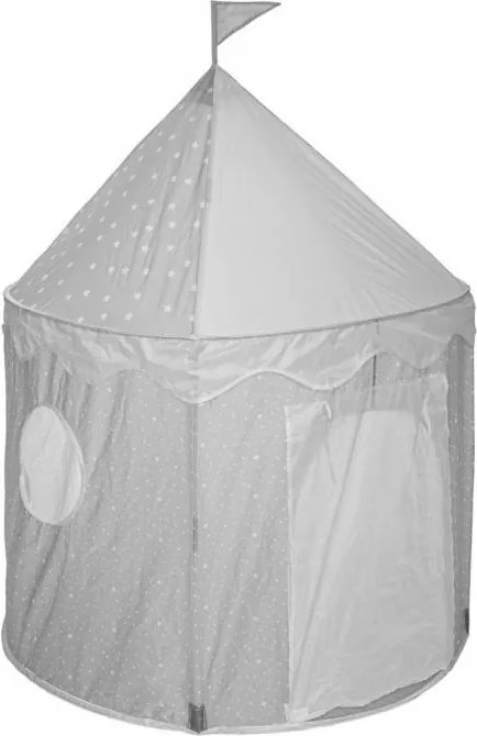 Dětský stan, O 100 cm, polyester, šedá