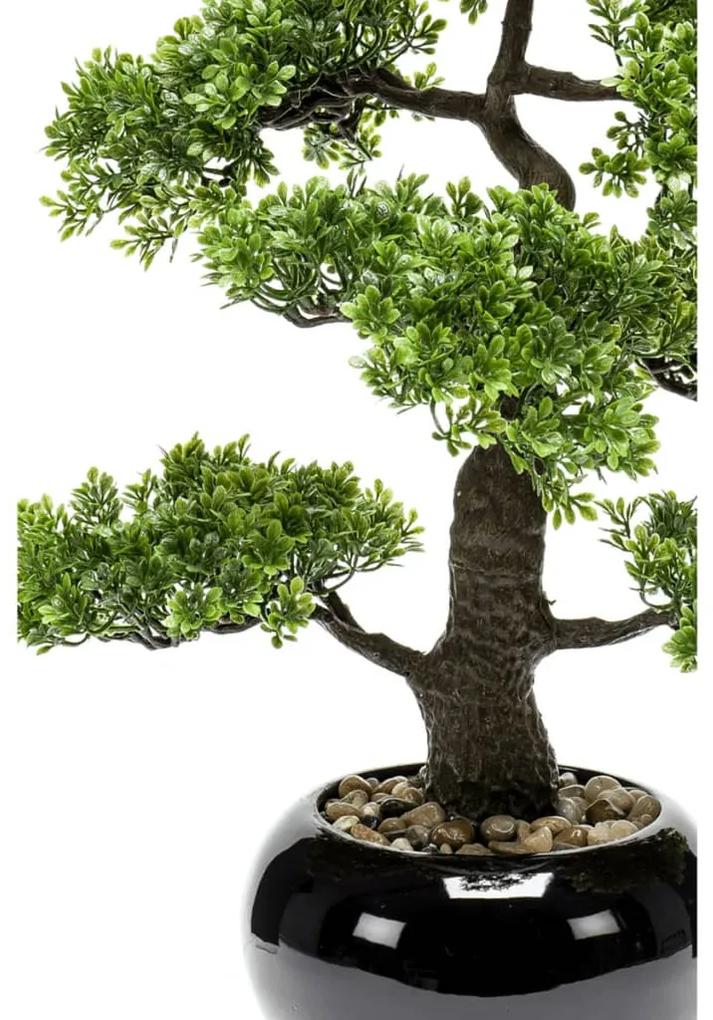 Emerald Umělý fíkus mini bonsai zelený 47 cm 420006
