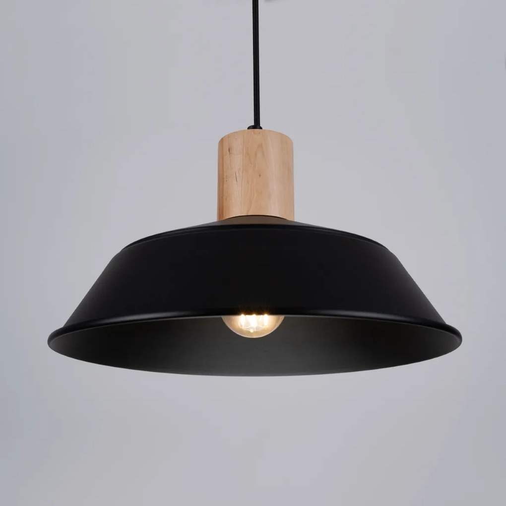 Sollux Lighting Závěsné svítidlo FANO Černá