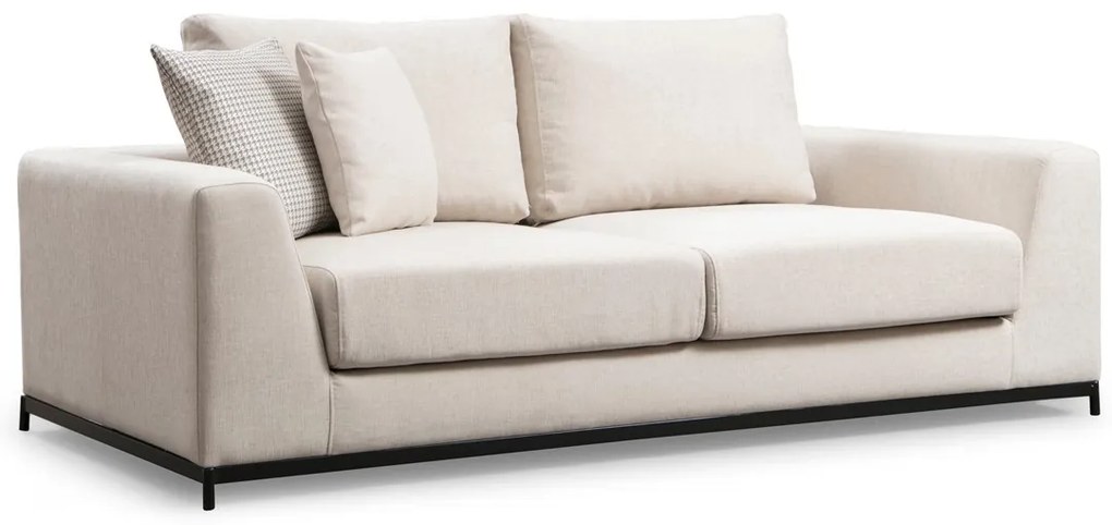 Hanah Home Dvoumístná pohovka LINE béžová 201 cm 560ARE1317