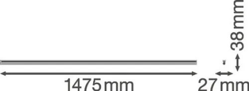 LED svítidlo LEDVANCE Linear Compact Batten 1500mm 25W/4000K neutrální bílá