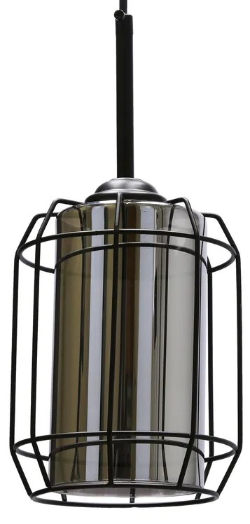 Černý závěsný lustr Jonera pro žárovku E27  - Candellux