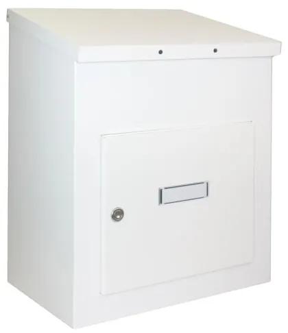 DOLS Parcel Box 04 RAL9016 - poštovní schránka na balíky, pro montáž na stěnu, bílá