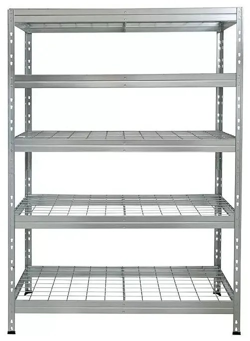 AR Shelving Vysokozátěžový regál Wire Rivet, 180 × 120 × 45 cm, nosnost police: 300 kg