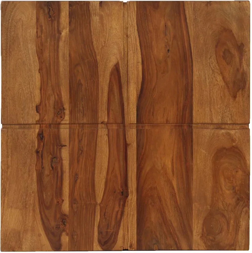 Konferenční stolek 80 x 80 x 30 cm masivní akáciové dřevo 246250