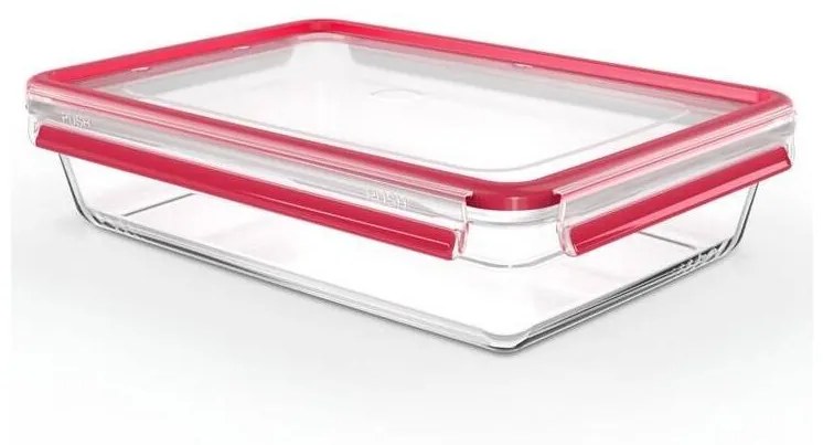 Tefal | Tefal - Dóza na potraviny 3 l MSEAL GLASS červená/sklo | GS0283