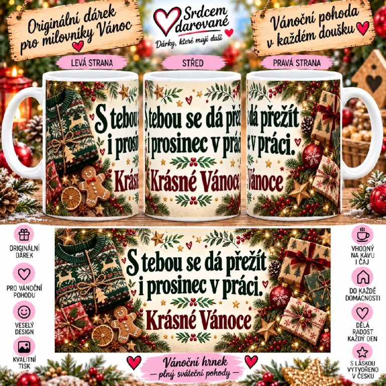 Vánoční hrnek pro kolegu – 300 ml