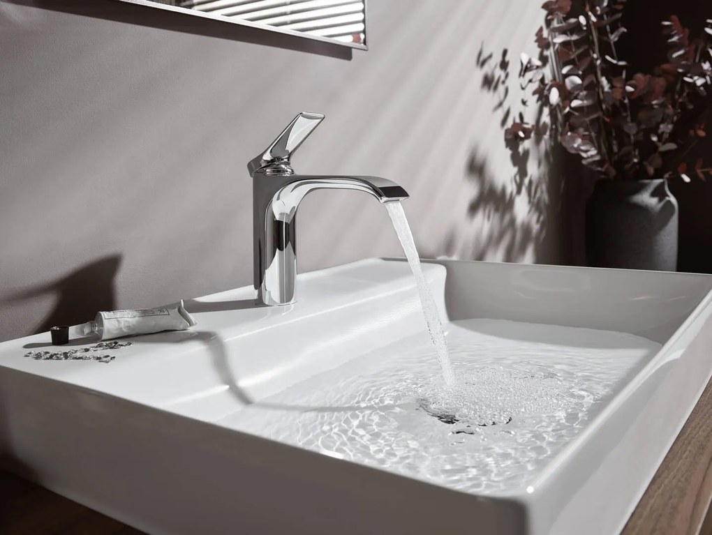 Hansgrohe Vivenis, umyvadlová baterie 110, s výpustí, EcoSmart, chromová, 75020000