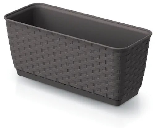 PROSPERPLAST Truhlík - RATOLLA CASE P Rozměr: 29x14,2 cm, Barva: umbra